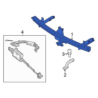 Ford Edge OEM Trailer Hitches | Hidden, Heavy Duty — CARiD.com