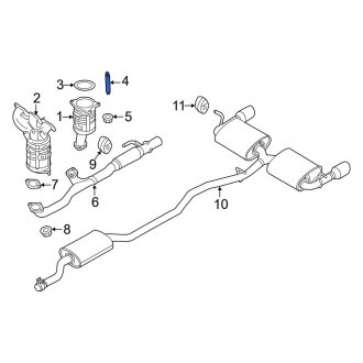 Ford Edge OEM Exhaust Parts | Systems, Tips, Pipes — CARiD.com