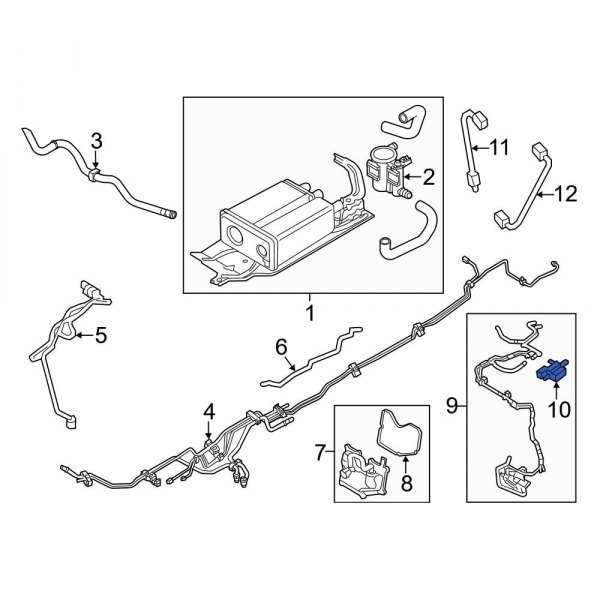 Ford OE BL3Z9K378A - Turbocharger Boost Solenoid