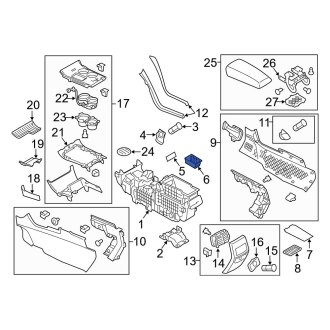Ford Edge Center Consoles & Parts — CARiD.com