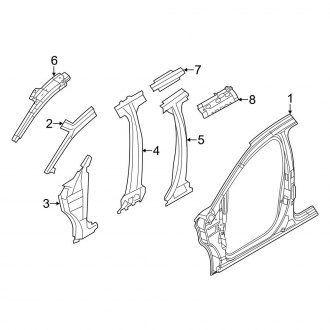 2013 Ford Edge OEM Chassis Frames & Body Parts — CARiD.com