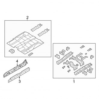 2011 Ford Edge OEM Rocker Panels & Floors — CARiD.com