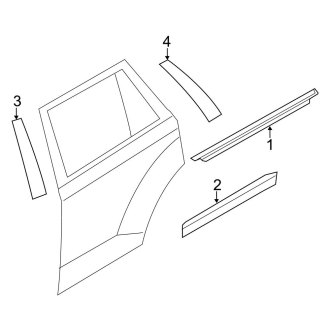 2011 Ford Edge Replacement Window Seals — CARID.com