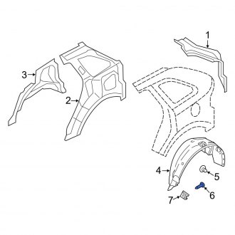 Ford F-150 Fender Support Braces & Hardware — CARiD.com