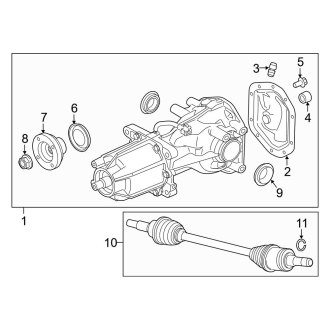 2011 Ford Edge OEM Driveline & Axle Parts - Hubs | CARiD