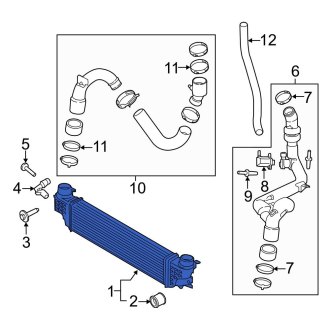 Ford Edge Intercoolers | Air To Water, Front Mount — CARiD.com