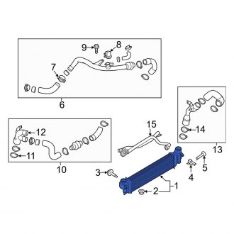 Ford Edge Intercoolers | Air To Water, Front Mount — CARiD.com