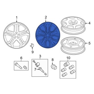 Ford Edge Factory Steel Wheels — CARiD.com