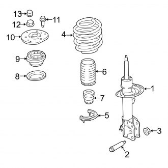 2019 Ford Edge OEM Suspension Parts - Shocks, Struts | CARiD