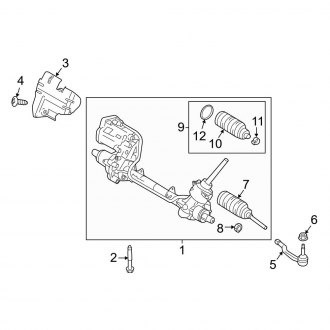 2022 Ford Edge Rack & Pinion Steering Systems, Parts — CARiD.com