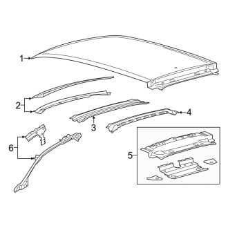2019 Ford Edge OEM Roofs & Parts | Panels, Drip Rails — CARiD.com