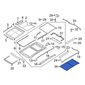 Ford Edge OEM Roofs & Parts - Panels, Drip Rails | CARiD