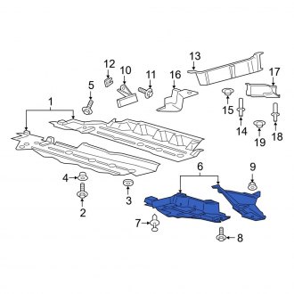 Ford Edge Underbody Covers - Splash Shields | CARiD