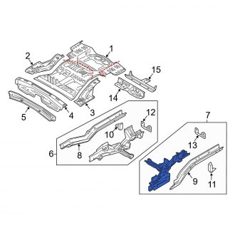Ford Edge Replacement Chassis Frames & Rails - CARiD.com