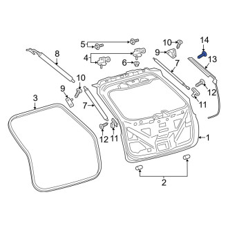 Ford Flex Trunk & Tailgate Hardware — CARID.com