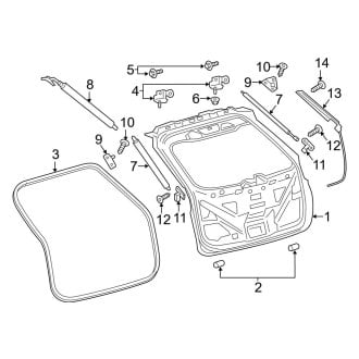 2021 Ford Edge Replacement Trunk Lids | CARiD