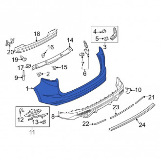 Ford Edge Replacement Front Bumpers & Components | CARiD