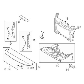 2017 Ford Flex Radiator Supports | CARiD