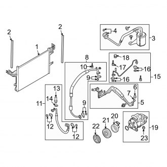 2009 Ford Flex OEM A/C & Heating Parts - Systems | CARiD