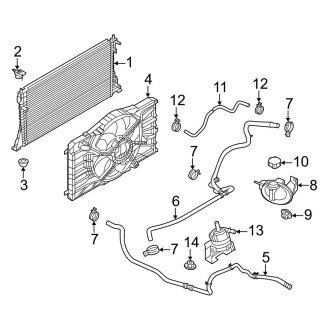 2021 Ford Mustang Mach-E OEM Engine Cooling Parts - Radiators | CARiD
