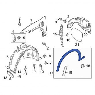 Ford Mustang Mach-E Replacement Fenders & Components | CARiD