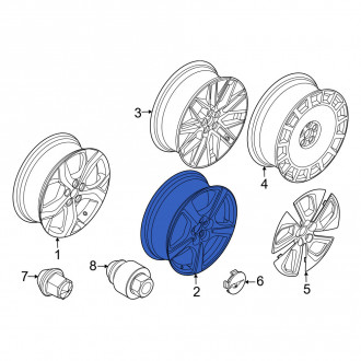 Ford Mustang Mach-E OEM Wheels & Tires | Lug Nuts, TPMS Sensors — CARiD.com