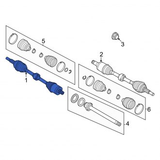 Ford Mustang Mach-E Axle Shafts & Parts | Front, Rear — CARiD.com