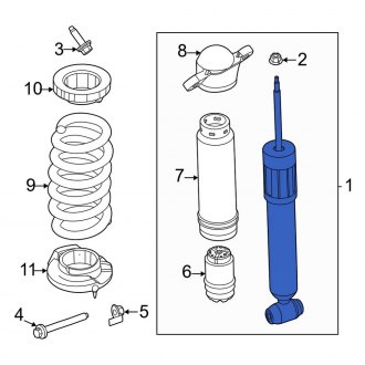 Ford Mustang Mach-E Shocks & Struts | Front, Rear | Coil, Air — CARiD.com