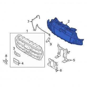 Ford E-Transit Grille Brackets & Hardware — CARiD.com