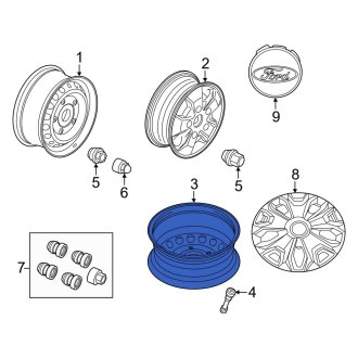 Ford OE™ Factory Wheels - CARiD.com