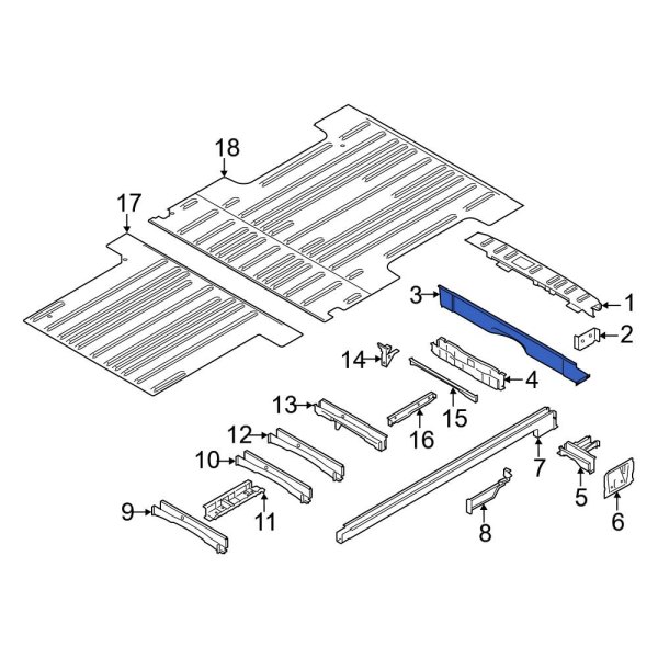 Ford OE NK4Z6110608A - Rear Rear Body Reinforcement