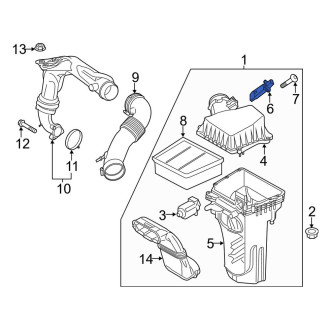 Ford Mustang OEM Air Intake Parts - Filters, Manifolds | CARiD