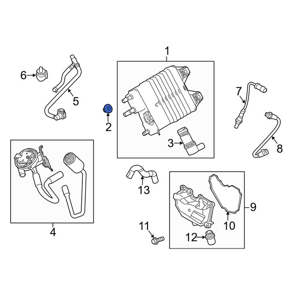 Ford OE W707142S441 - Bumper Cover Nut