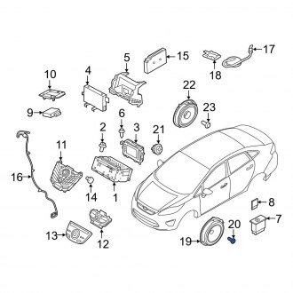 Ford Mustang OEM Audio & Electronics | Speakers, Stereos — CARiD.com