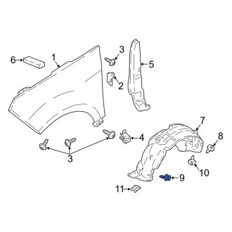 Ford Maverick Fender Support Braces & Hardware — CARiD.com