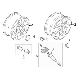 2020 Ford EcoSport OEM Wheels - Original Steel & Alloy Wheels | CARiD