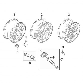 2022 Ford EcoSport OEM Wheels & Tires | Lug Nuts — CARiD.com