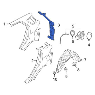 Ford EcoSport OEM Fenders | Factory Front & Rear Fenders — CARiD.com