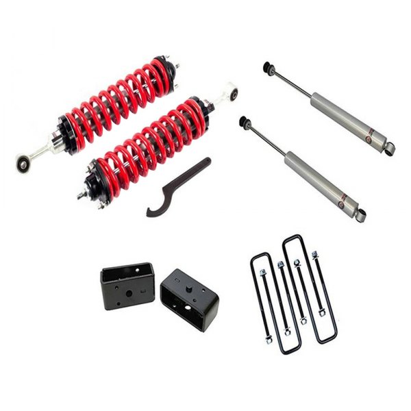 Freedom Off-Road® FO-T904-KIT - 1"-4" x 1"-4" Front and Rear Coilover Kit