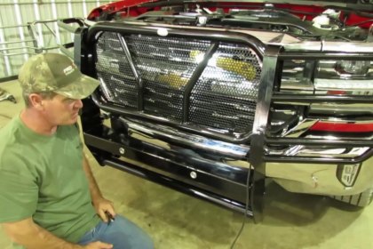 Frontier Truck Gear® 200-21-4011 - Black Grille Guard