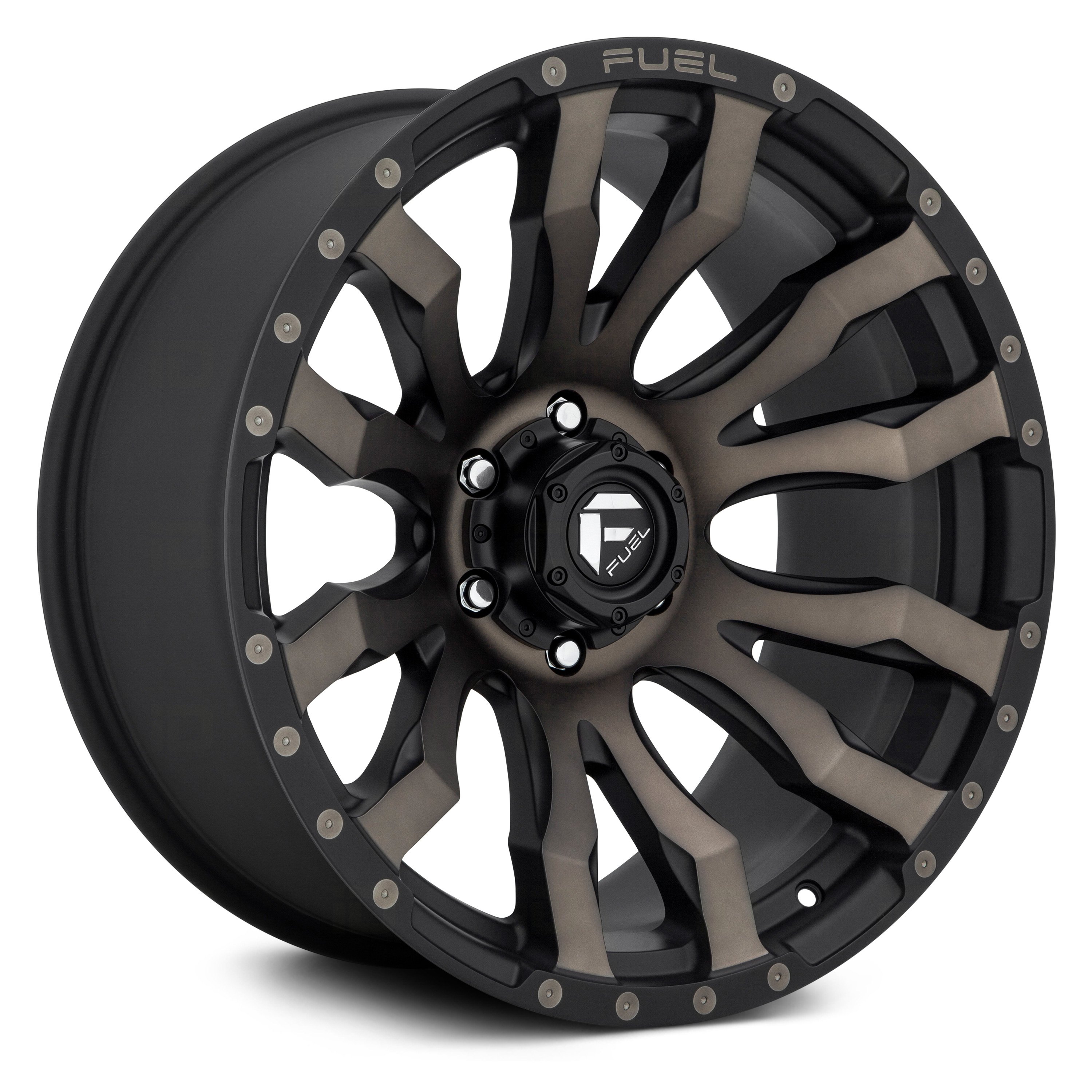 FUEL® D674 BLITZ Wheels - Matte Black with Machined Face and Double ...