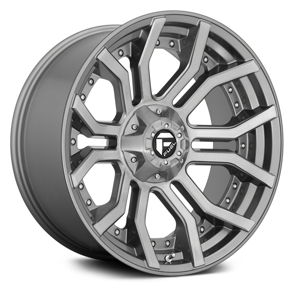 FUEL® D713 RAGE Wheels - Platinum Rims