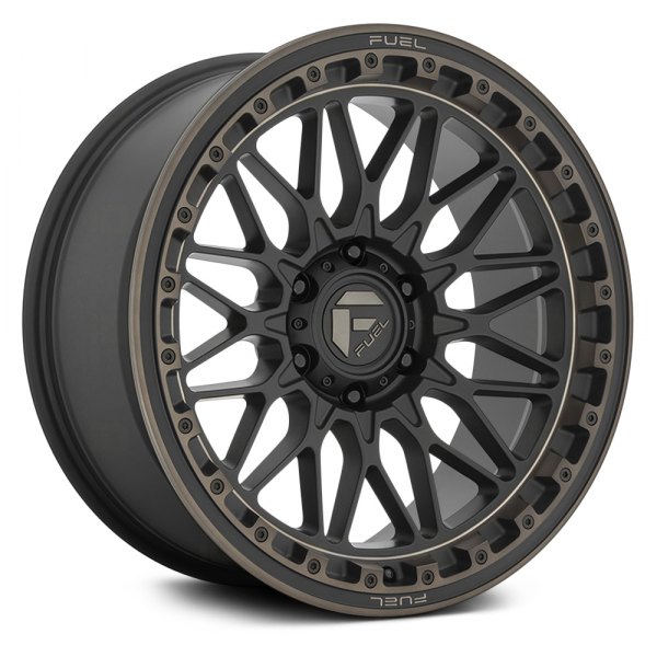 FUEL® D759 TRIGGER Wheels - Matte Black with DDT Face Rims