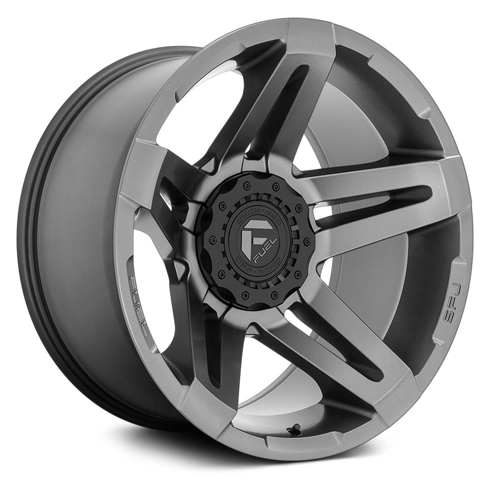 FUEL® D764 SFJ Wheels - Matte Anthracite Rims