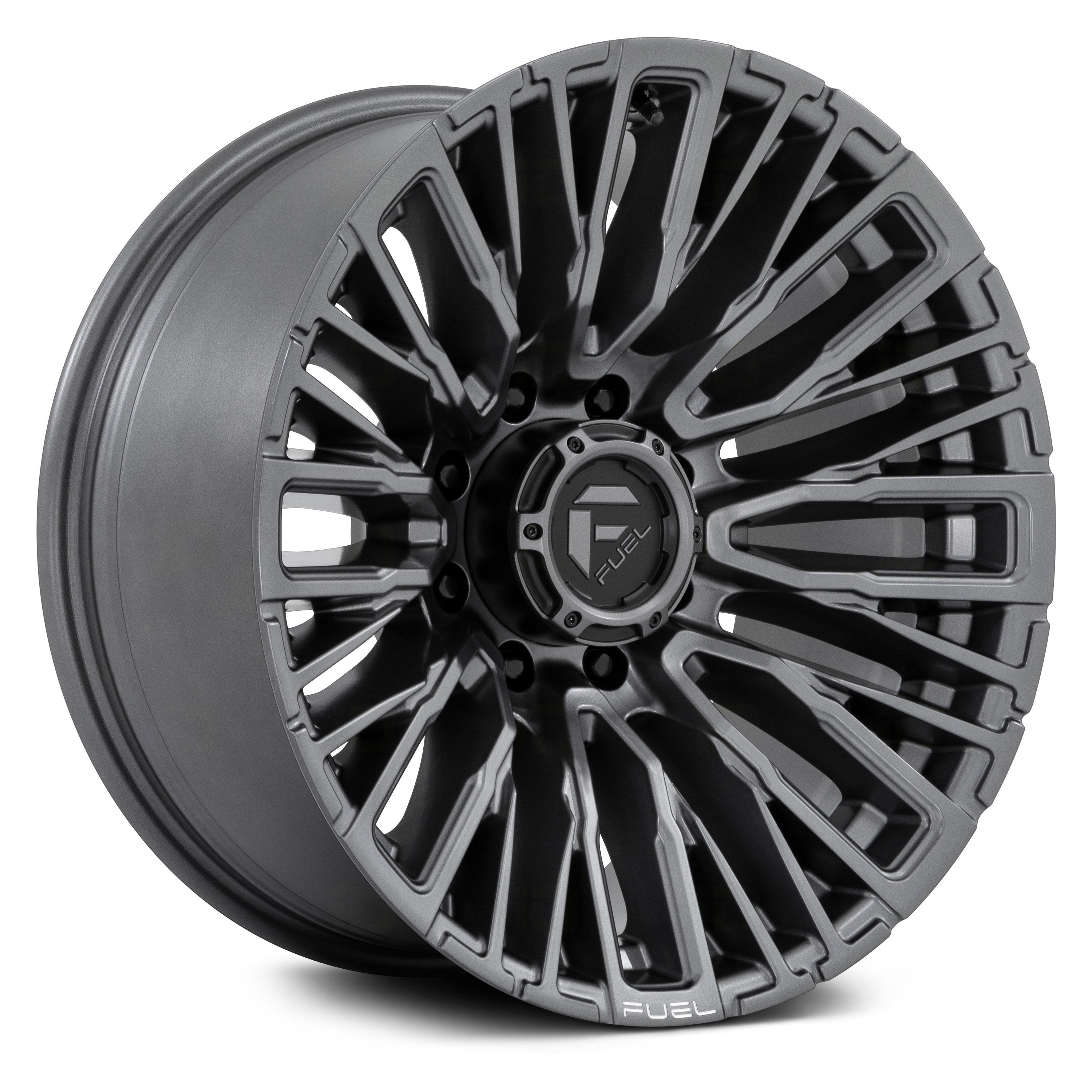 FUEL® D848 REBAR 8 Wheels - Matte Gunmetal Rims