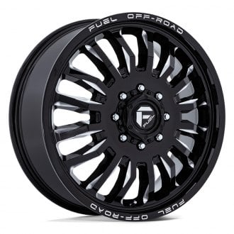 20 Inch Dually Wheels - HD Truck, Custom, Black, Chrome | CARiD