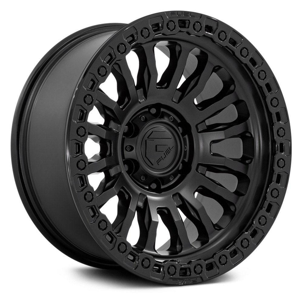 FUEL® FC857 RINCON Wheels - Matte Black with Gloss Black Ring Rims
