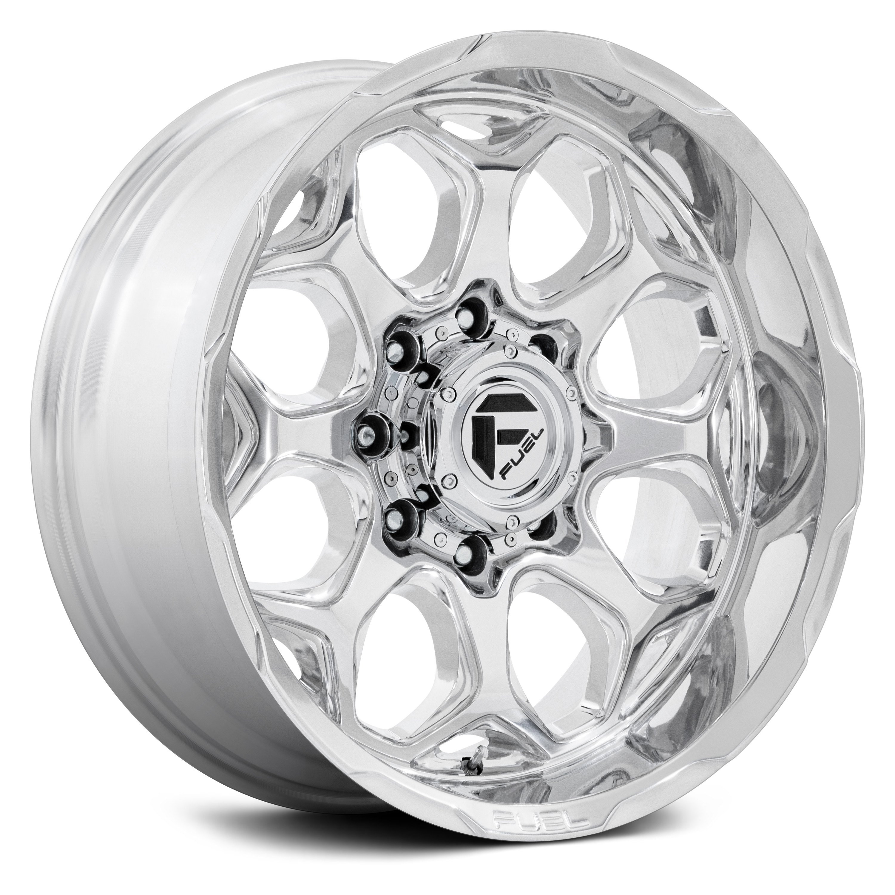 FUEL® FC862 SCEPTER Wheels - Polished with Milled Accents Rims