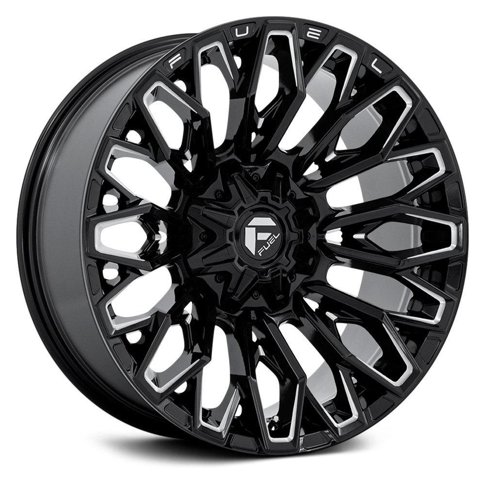 FUEL® FC865 STRIKE Wheels - Gloss Black with Milled Accents Rims