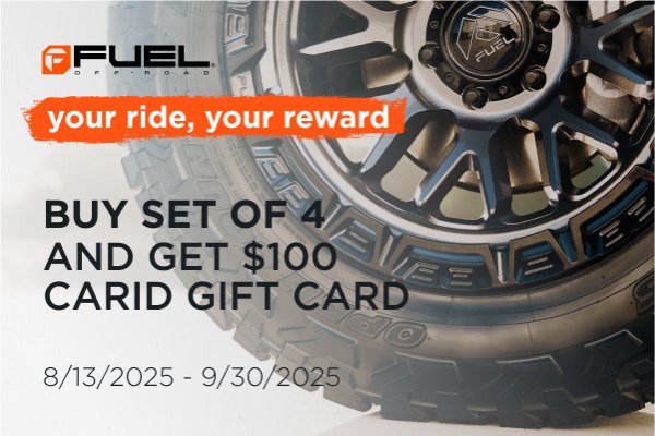 FUEL® D644 CONTRA Wheels - Gloss Black with Candy Blue Accents Rims